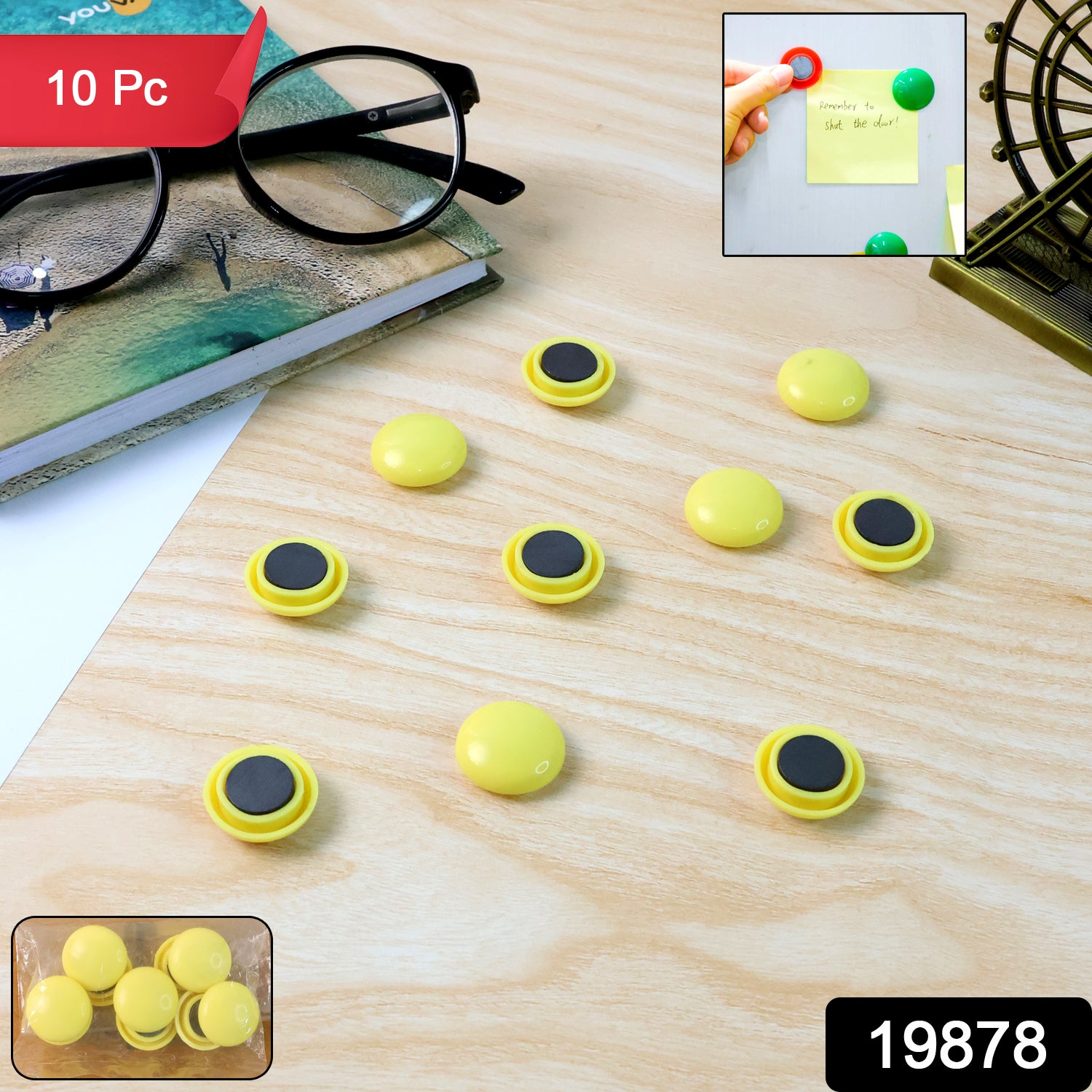 Strong Round Fridge Whiteboard Magnet - (10 Pc Set) – Trendvila